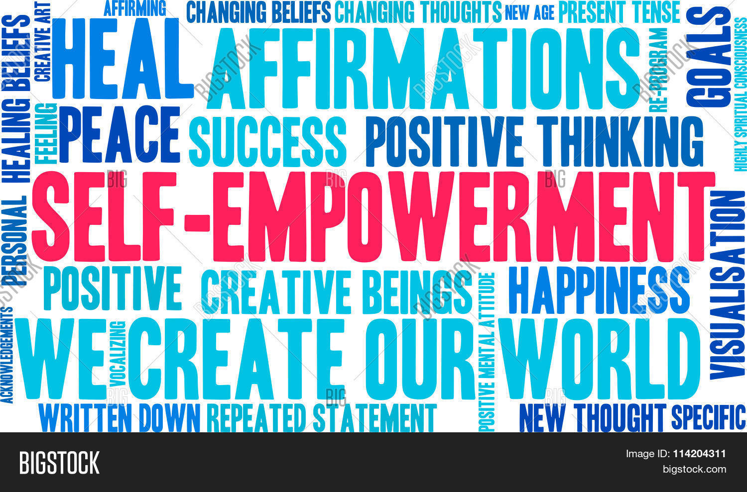 Self Empowerment Word Vector & Photo (Free Trial) | Bigstock