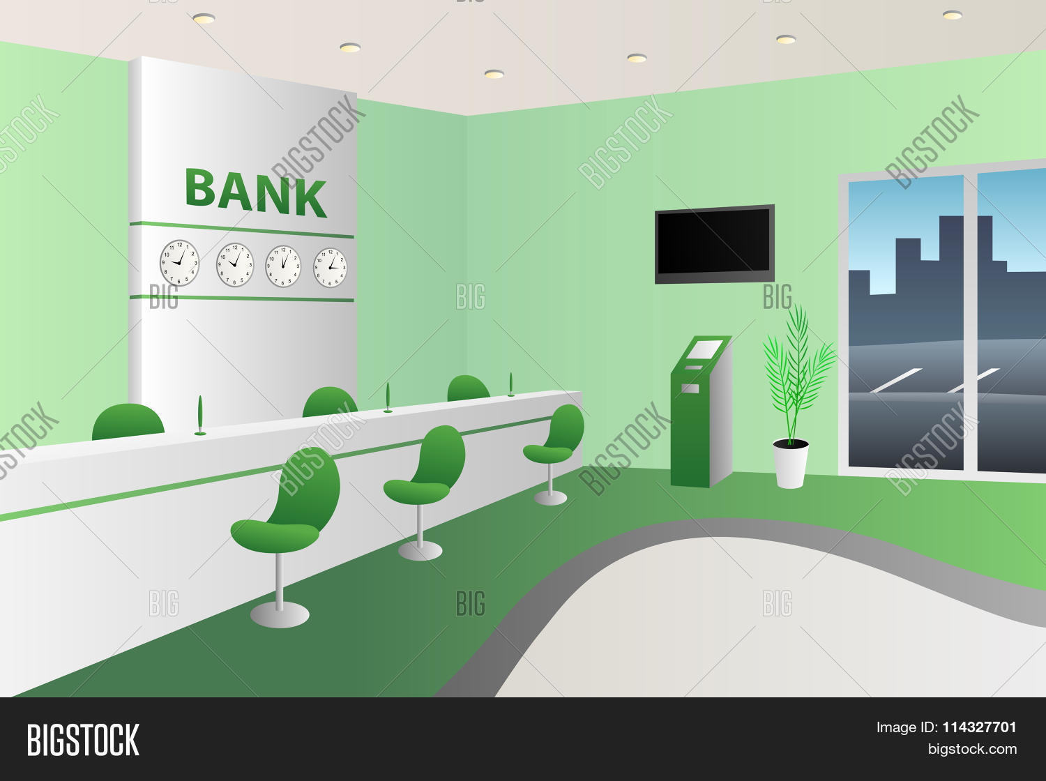 Bank Interior