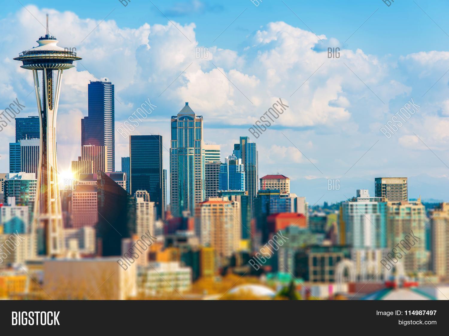 Seattle Cityscape Image & Photo (Free Trial) | Bigstock