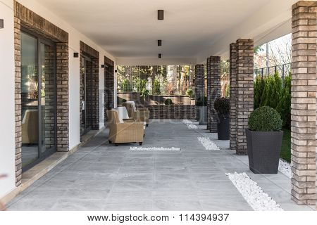 Open Terrace Pillars Image & Photo (Free Trial) | Bigstock