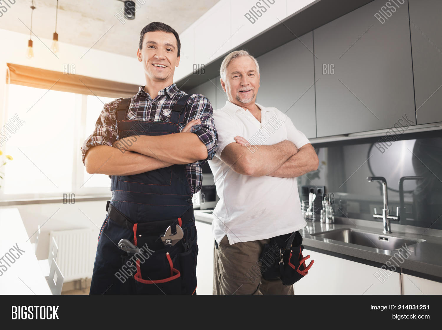 Two Male Plumbers Image & Photo (Free Trial) | Bigstock