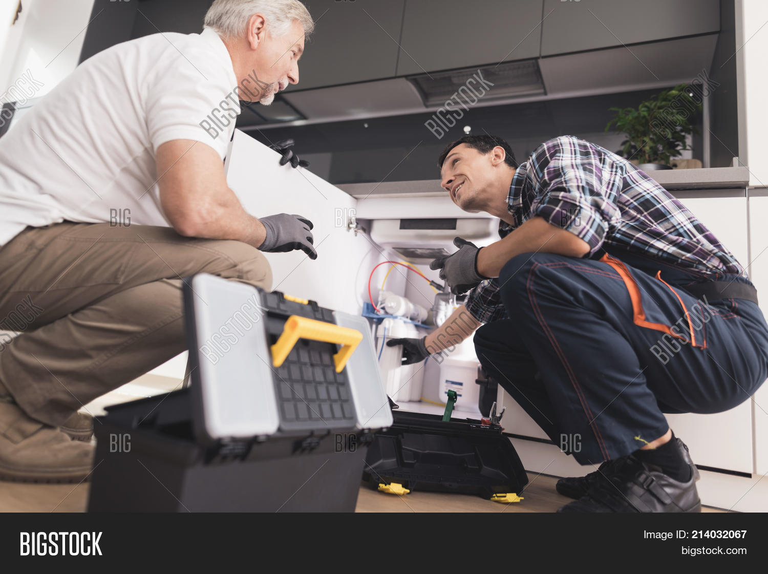 Two Plumbers Prepared Image & Photo (Free Trial) | Bigstock