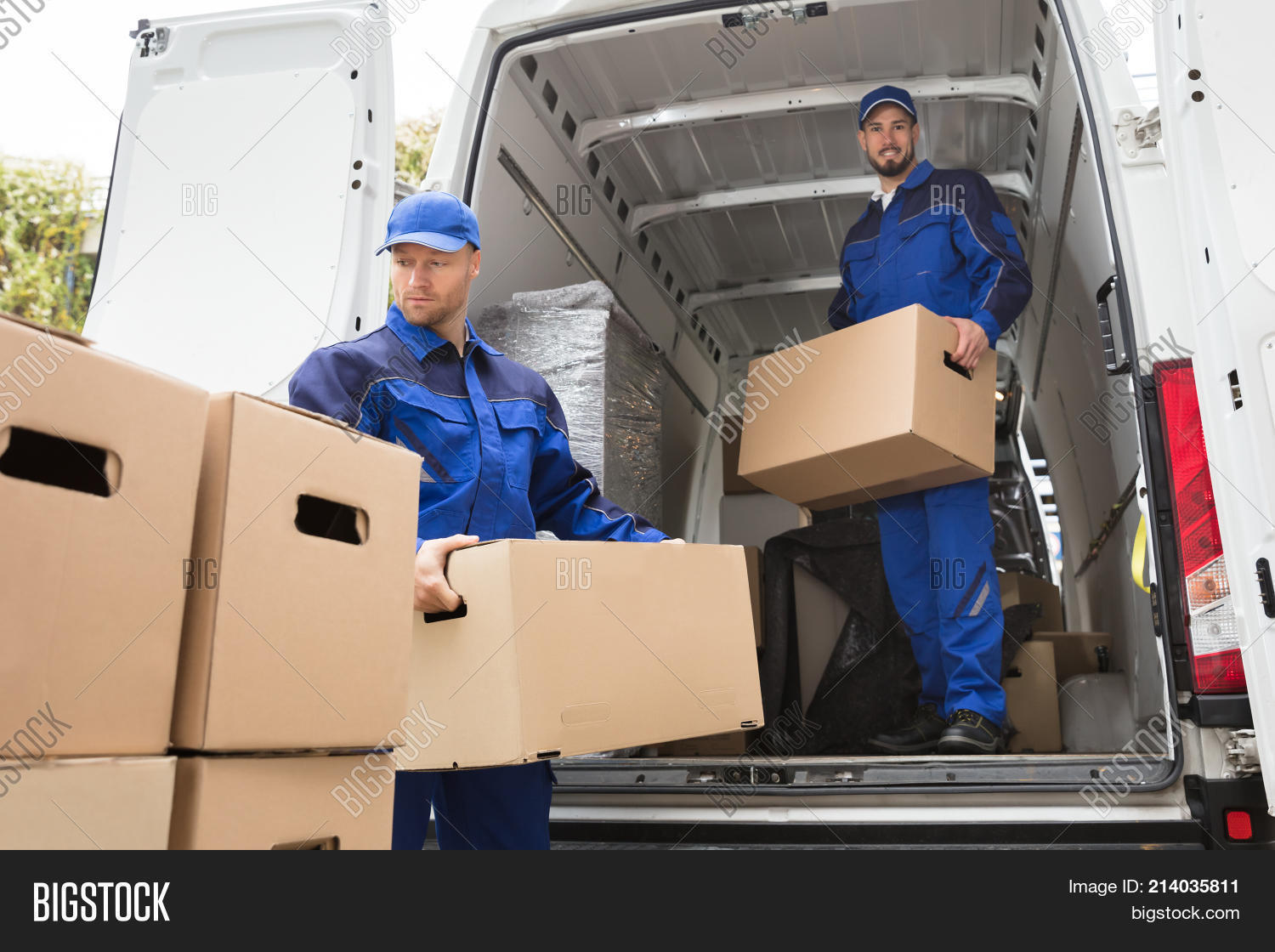 Two Young Male Movers Image & Photo (Free Trial) | Bigstock