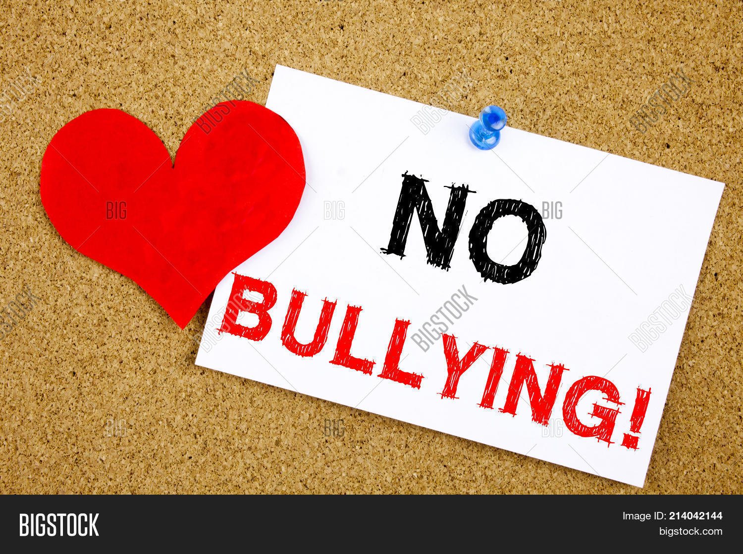 Imagen y foto No Bullying Hand (prueba gratis) | Bigstock