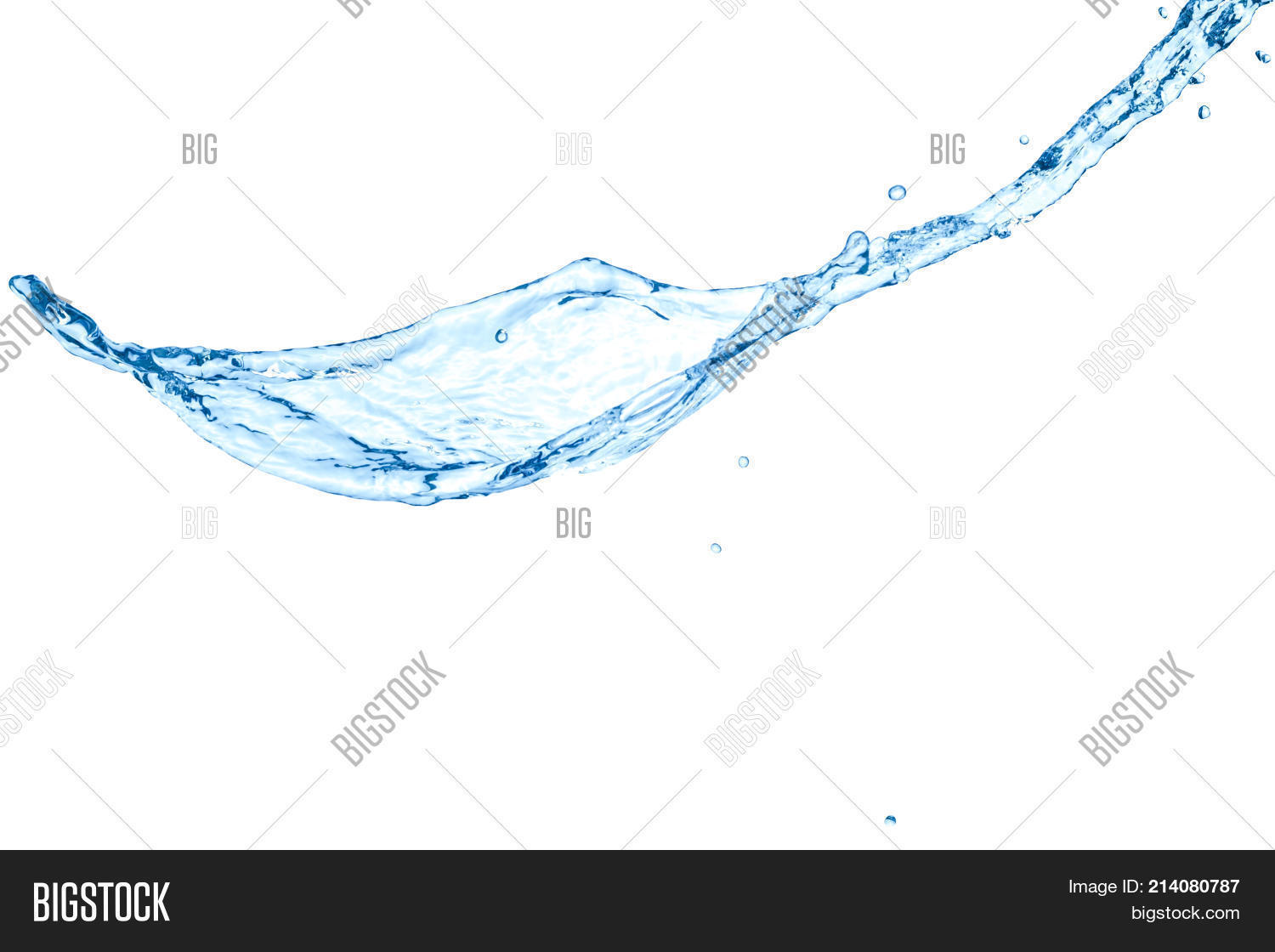 Water Splash Isolated Image & Photo (Free Trial) | Bigstock