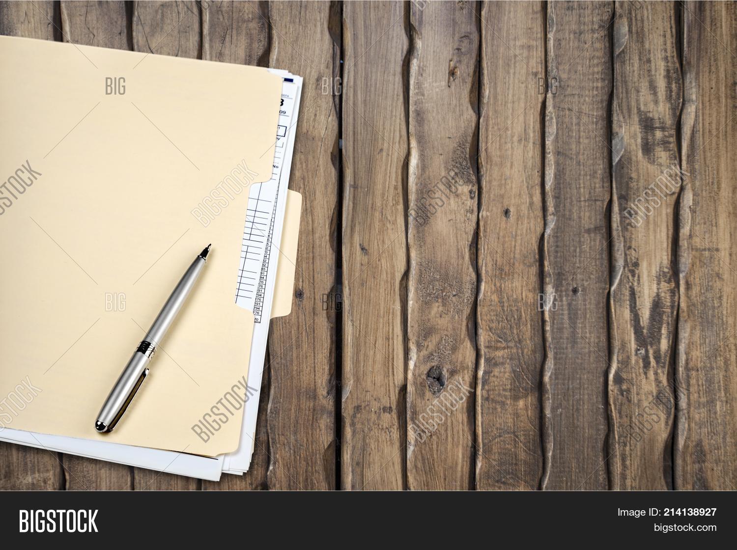 Pen File Folder File Image & Photo (Free Trial) | Bigstock