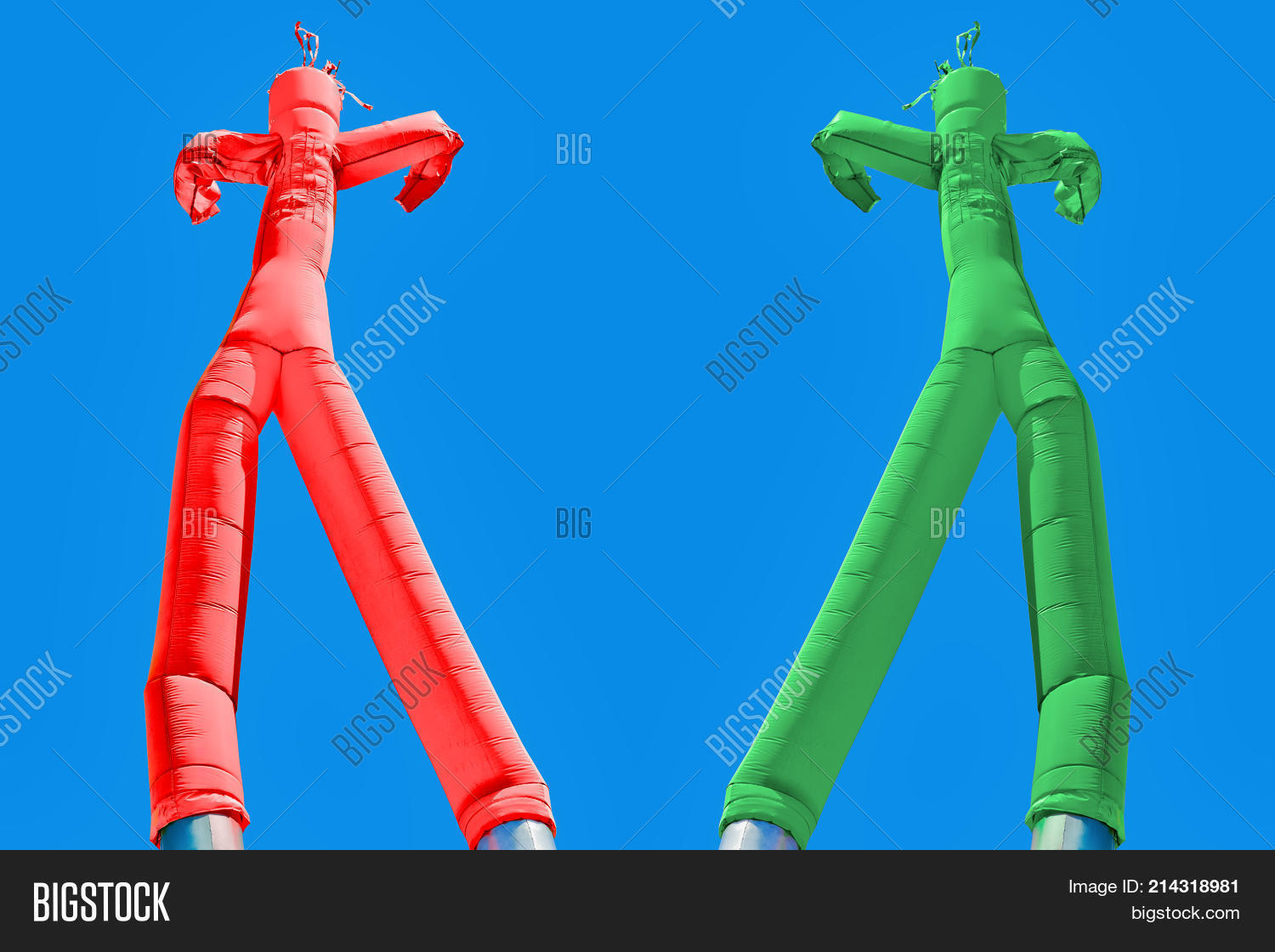 Two Inflatable Man. Image & Photo (Free Trial) | Bigstock
