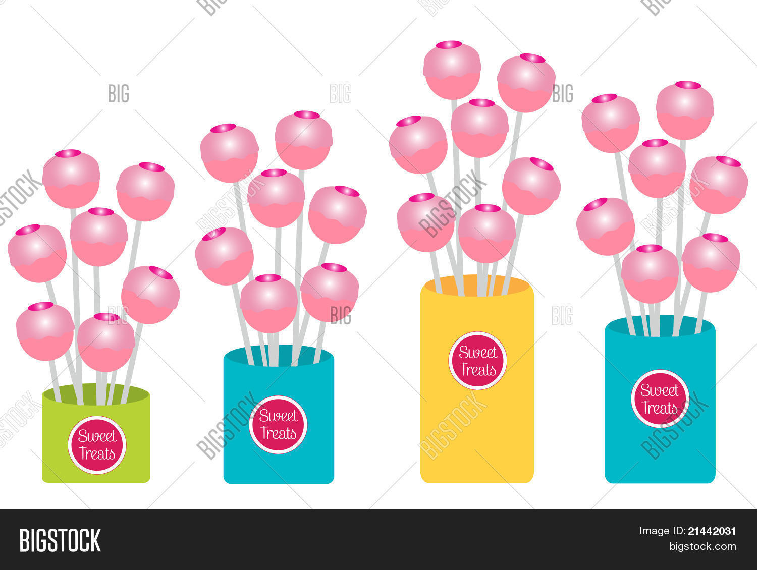 Cake Pops Vector & Photo (Free Trial) | Bigstock