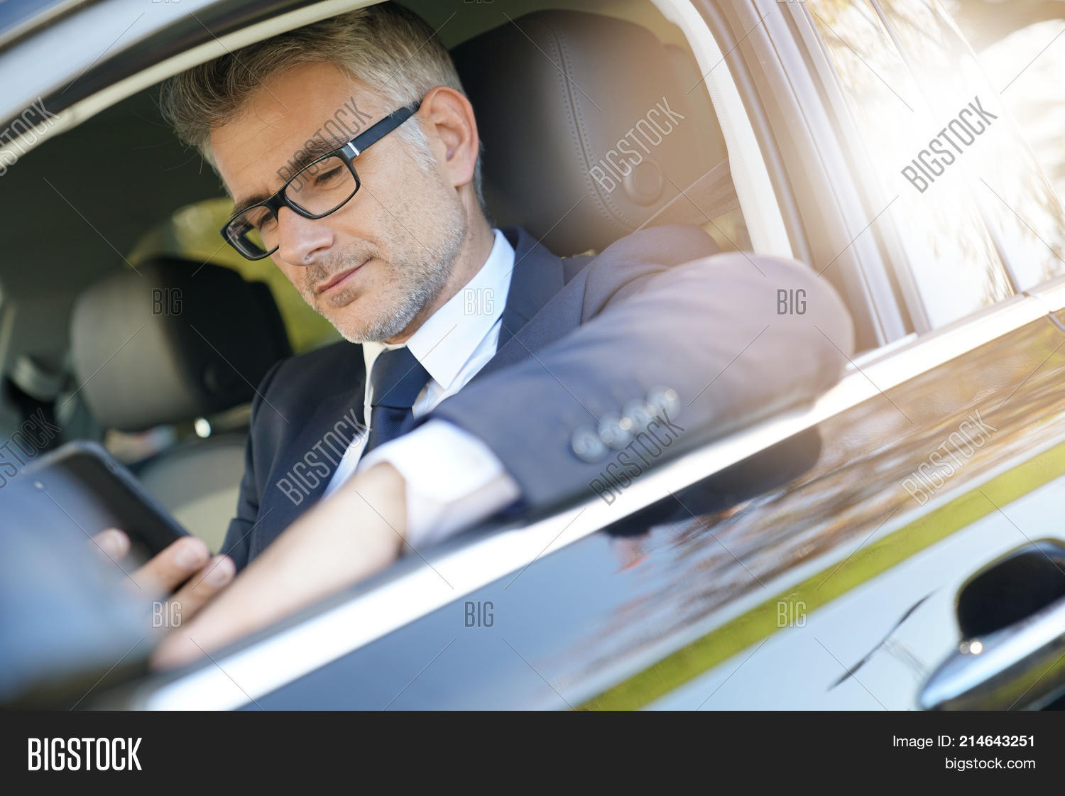Taxi Driver Talking On Image & Photo (Free Trial) | Bigstock