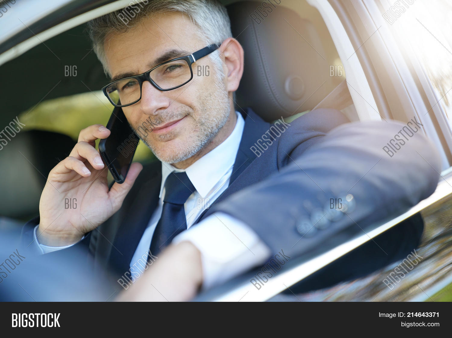 Taxi Driver Talking On Image & Photo (Free Trial) | Bigstock