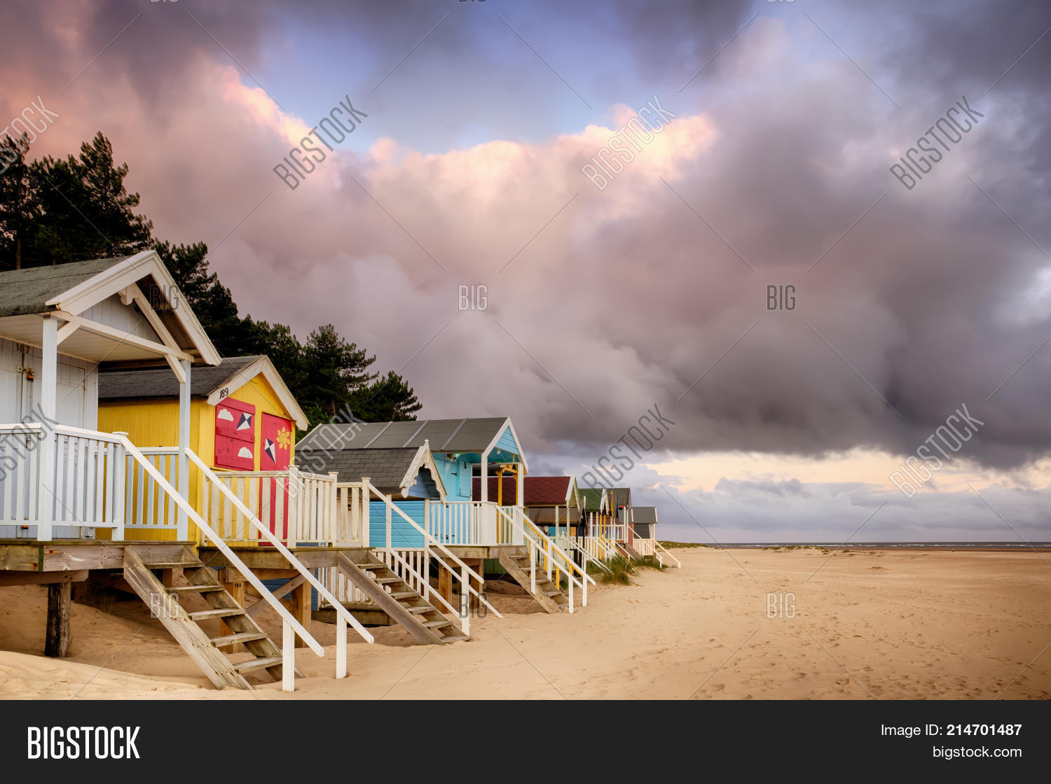 Elevated Beach Huts Image & Photo (Free Trial) | Bigstock