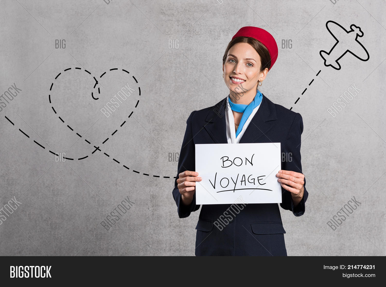 Young Air Hostess Image & Photo (Free Trial) | Bigstock