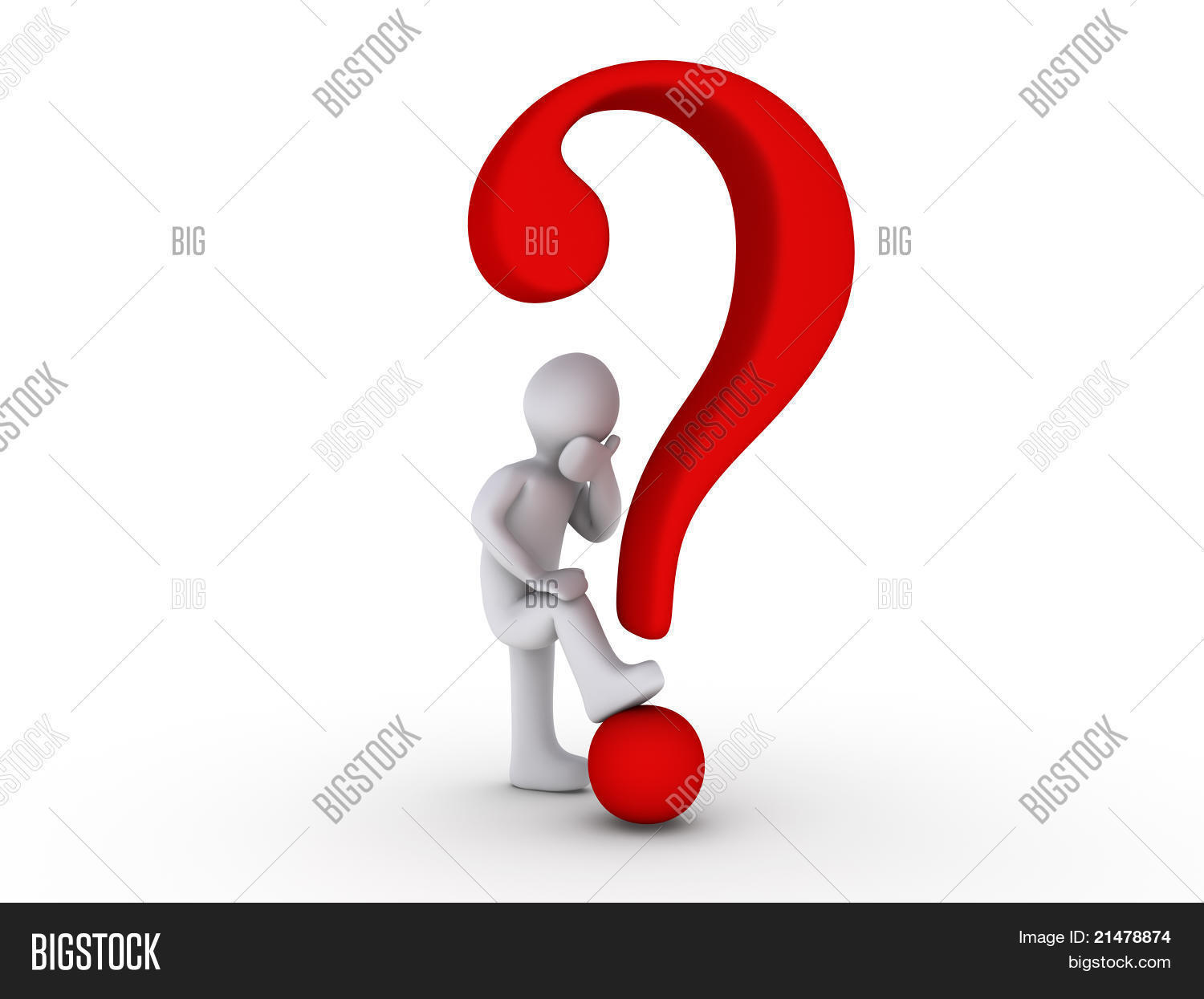 3d Person Question Image & Photo (Free Trial) | Bigstock