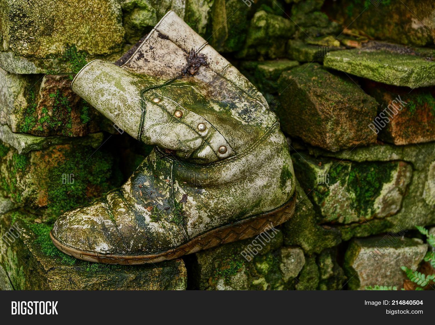 Old Gray Boot Image & Photo (Free Trial) | Bigstock
