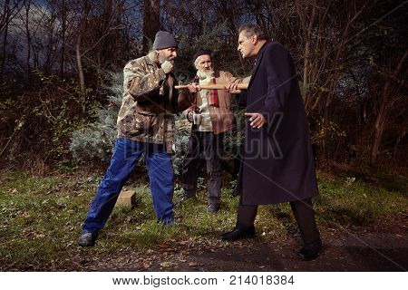 Two Homeless Older Men Image & Photo (Free Trial) | Bigstock