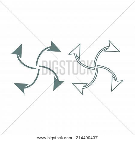 Arrow Loop Images, Illustrations, Vectors - Arrow Loop Stock Photos ...