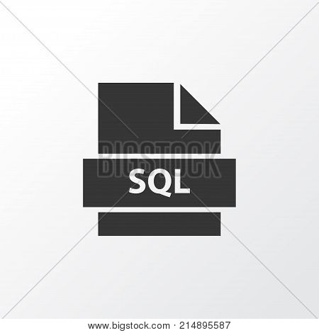 Sql Icon Symbol. Vector & Photo (Free Trial) | Bigstock