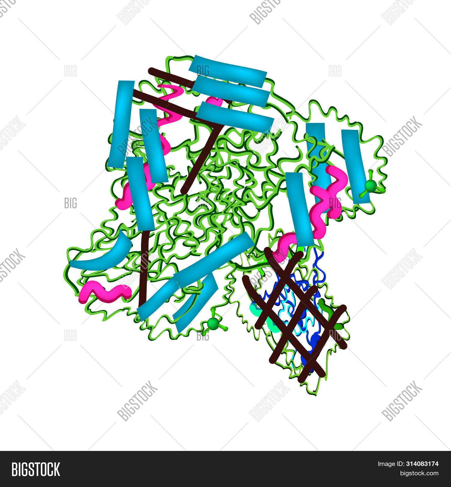 Molecular Structural Image & Photo (Free Trial) | Bigstock
