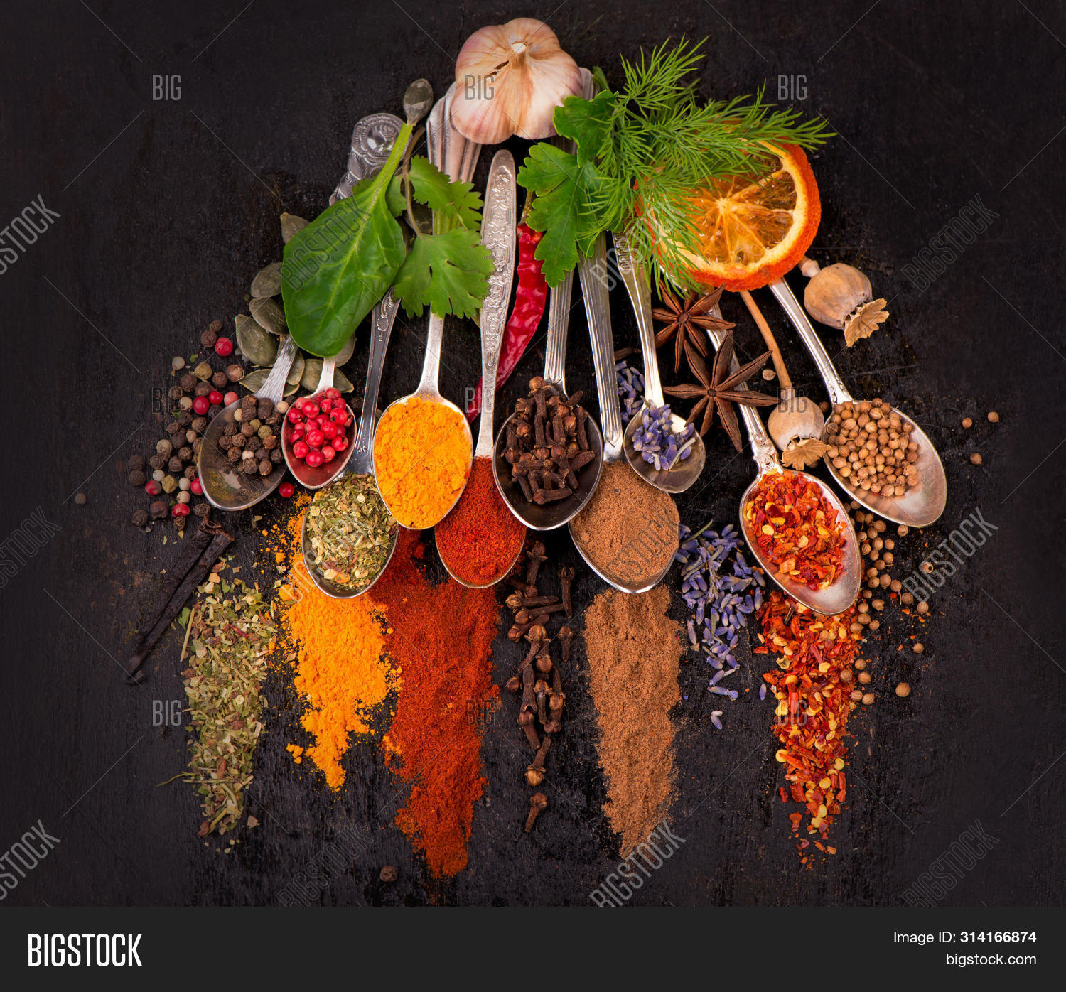 Spices Condiments Image & Photo (Free Trial) | Bigstock