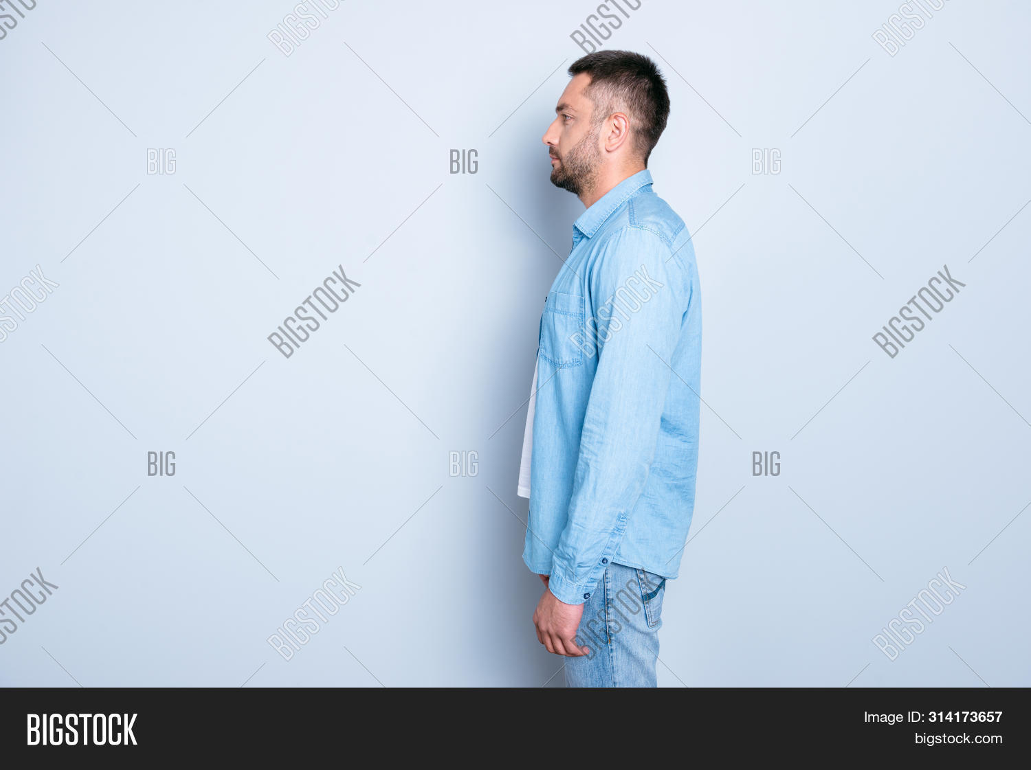 Close Side Profile Image & Photo (Free Trial) | Bigstock
