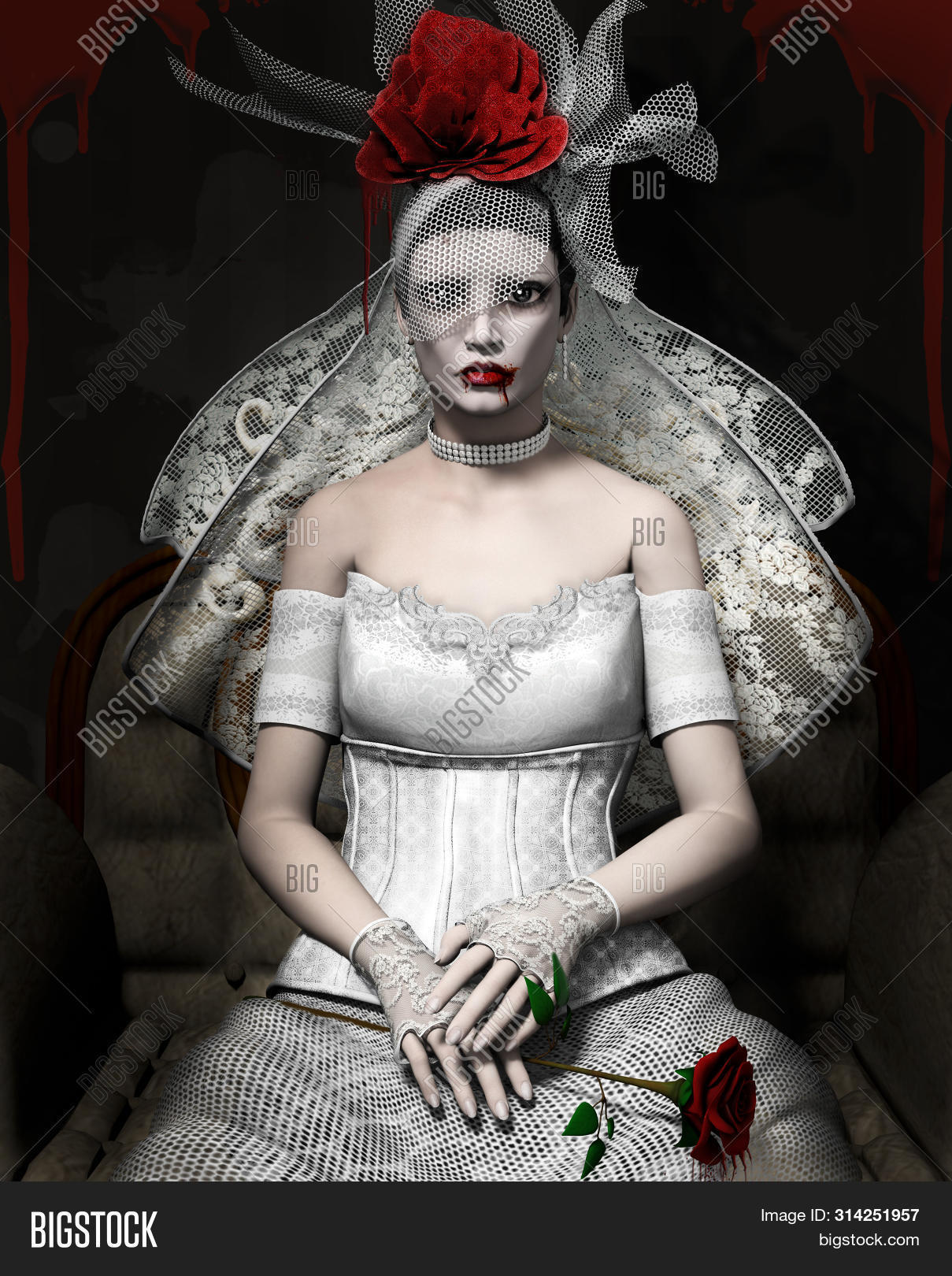 Vampire Bride Waiting Image & Photo (Free Trial) | Bigstock