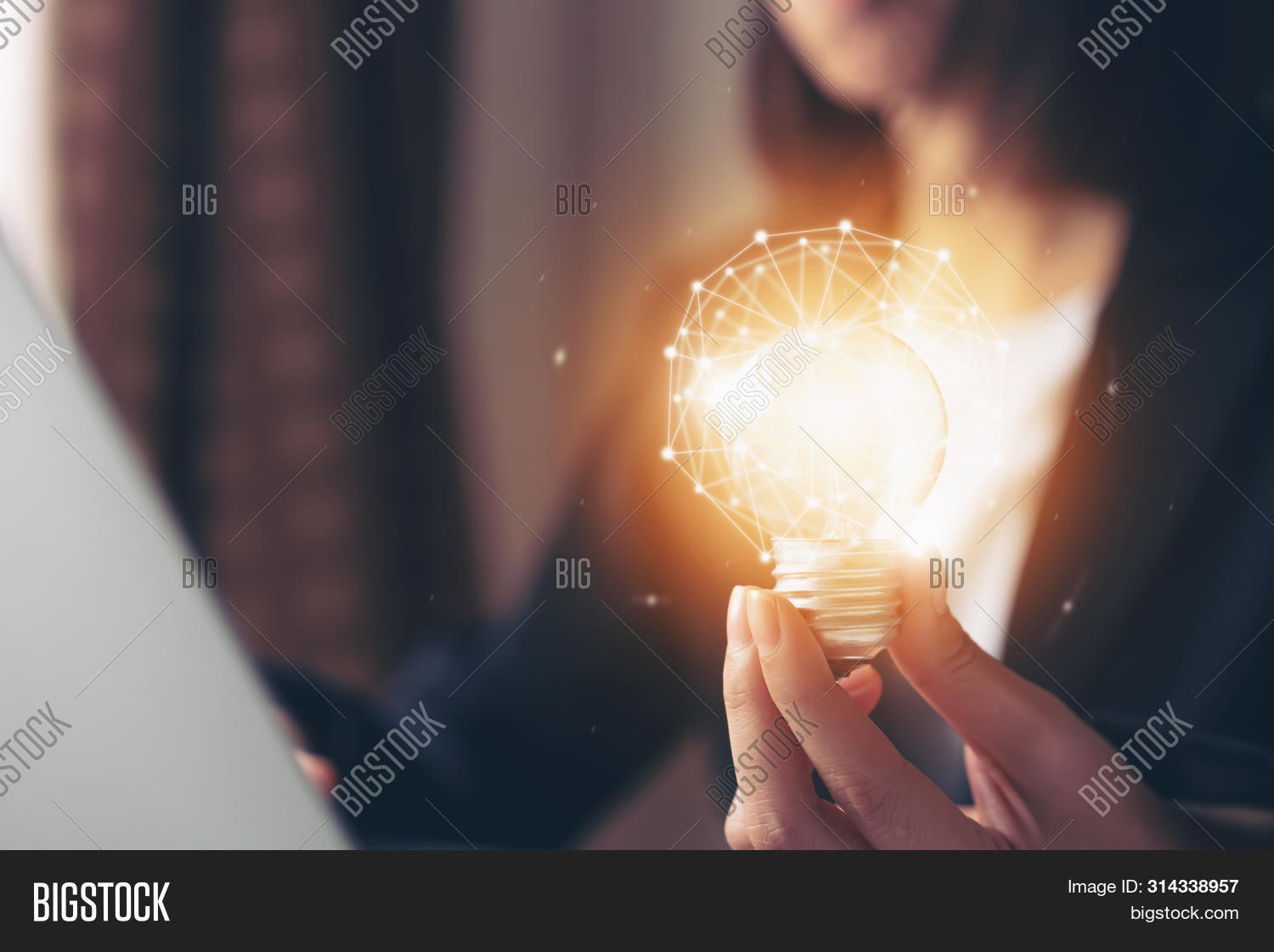 Hand Holding Light Image & Photo (Free Trial) | Bigstock