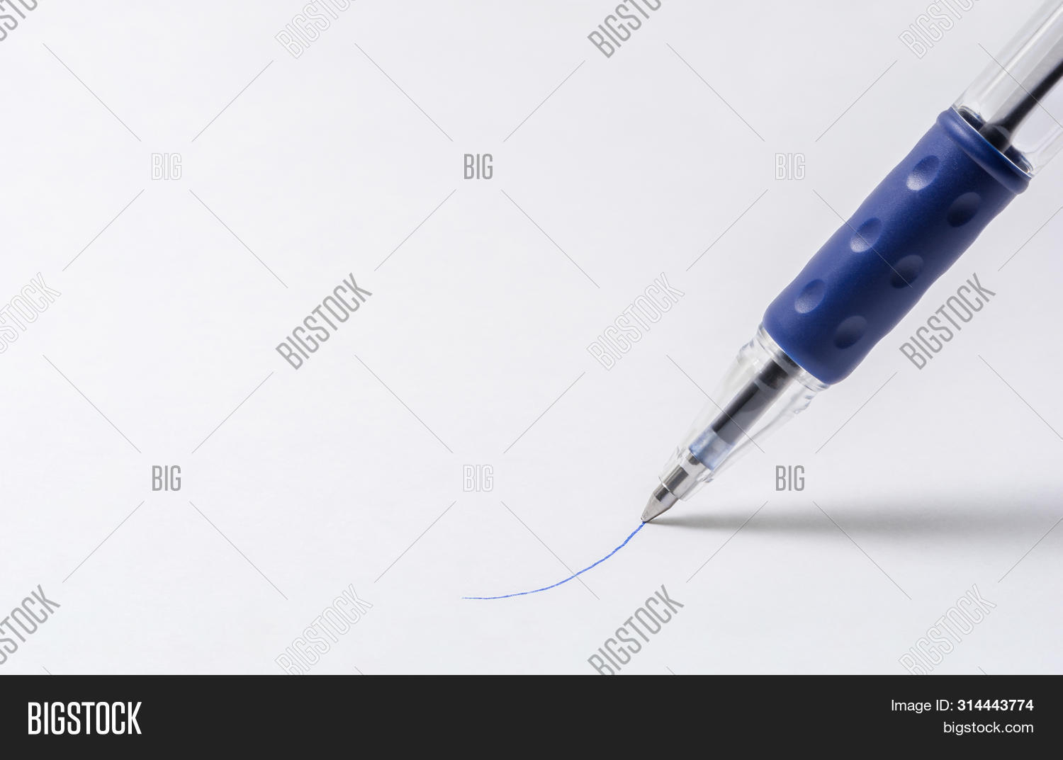 Blue Classical Gel Pen Image & Photo (Free Trial) | Bigstock