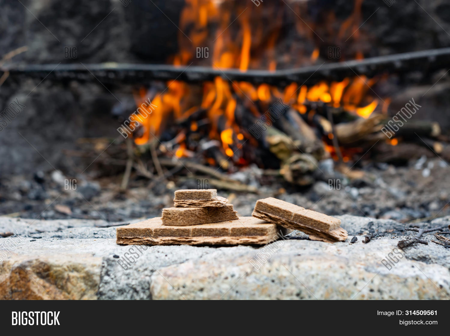 Starting Kindling Fire Image & Photo (Free Trial) | Bigstock