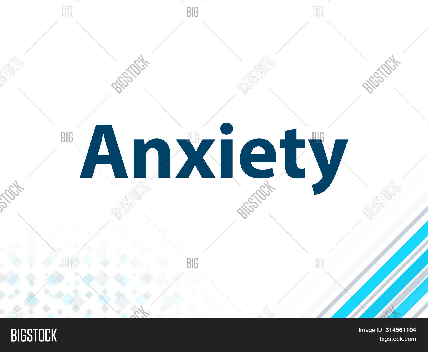 Anxiety Isolated On Image & Photo (Free Trial) | Bigstock