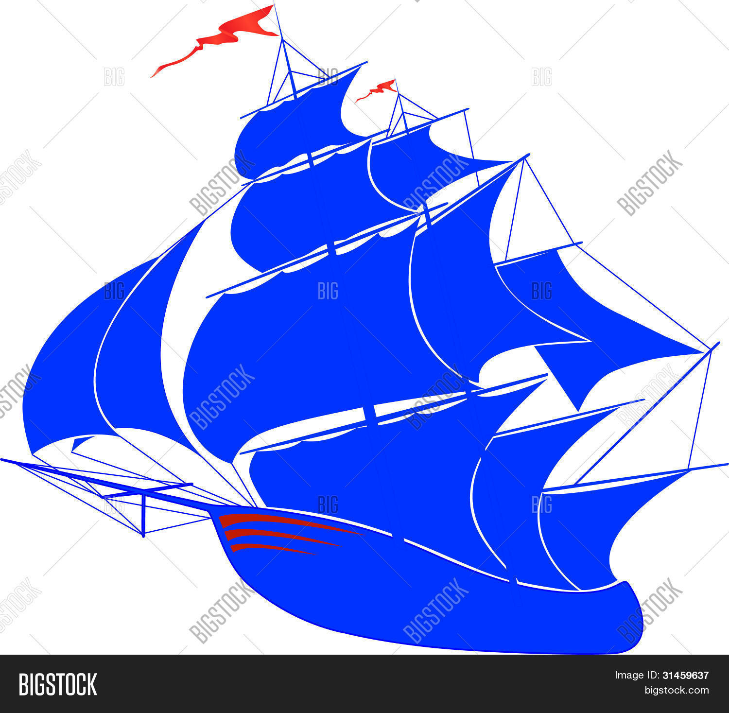 Silhouette Old Ship Vector & Photo (Free Trial) | Bigstock