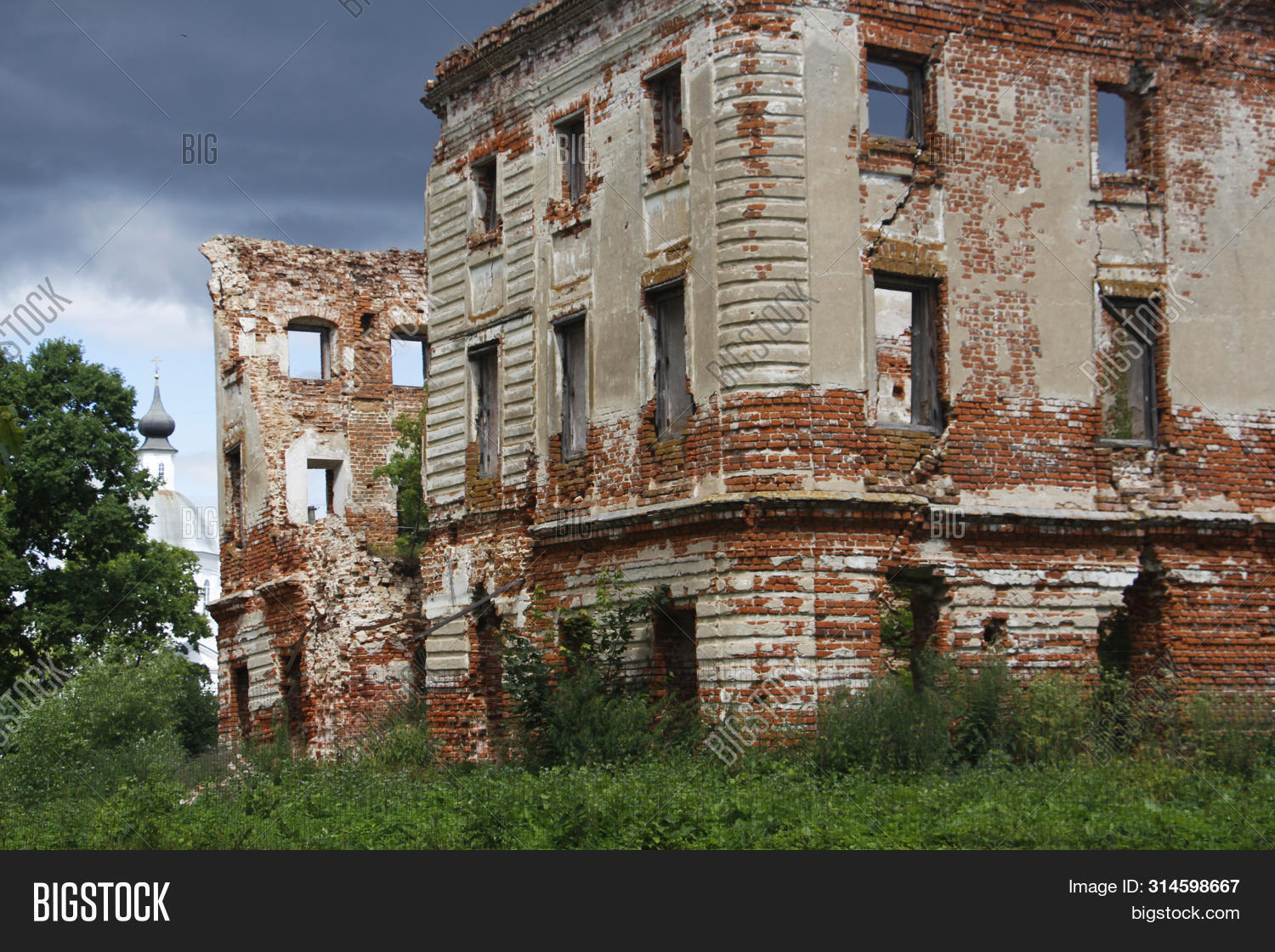 Ruins Russian Manor. Image & Photo (Free Trial) | Bigstock