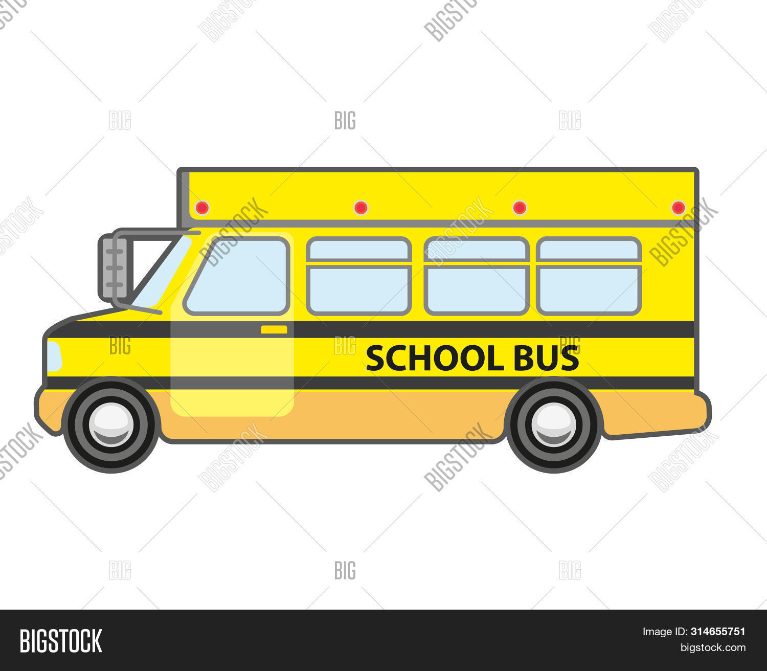 Yellow School Bus Icon Image & Photo (Free Trial) | Bigstock