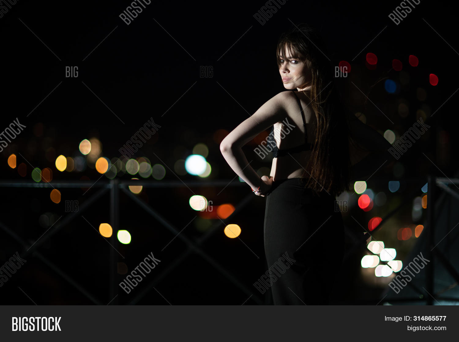 Sexy Girl Black Night Image & Photo (Free Trial) | Bigstock