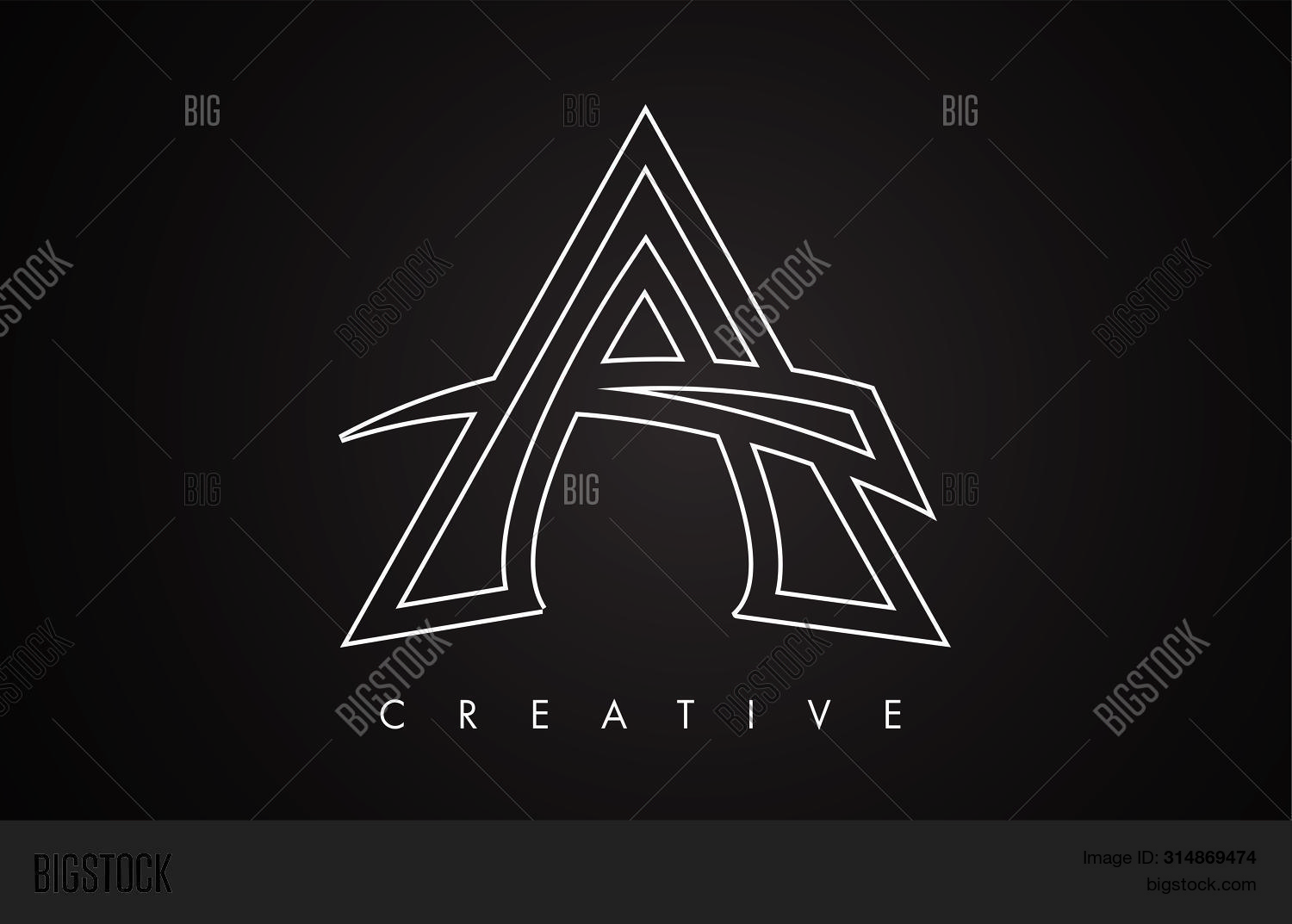 Letter Modern Trendy Vector & Photo (Free Trial) | Bigstock
