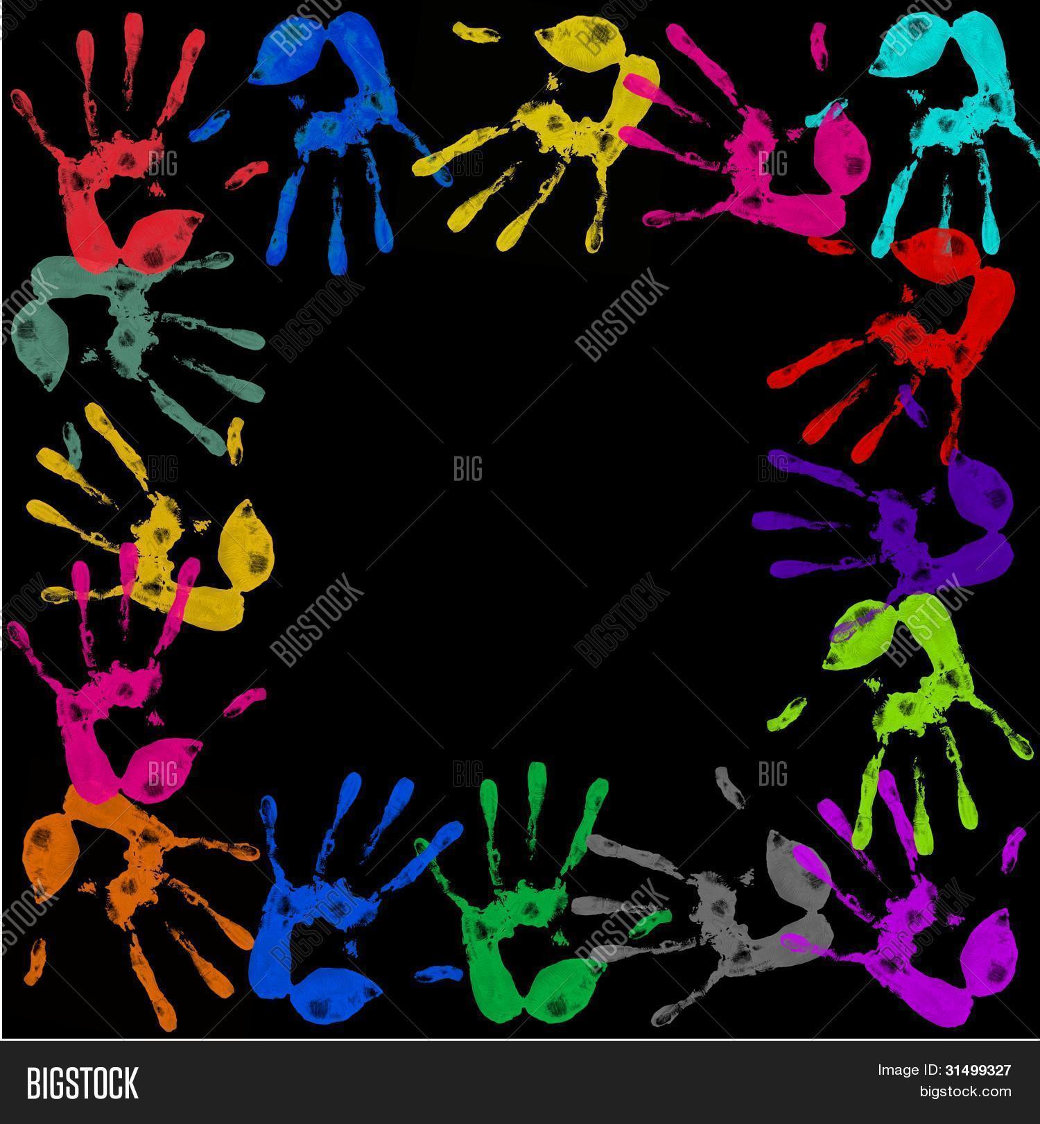 Painted Handprints Image & Photo (Free Trial) | Bigstock