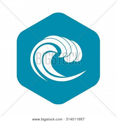 Wave Sea Tide Icon. Vector & Photo (Free Trial) | Bigstock