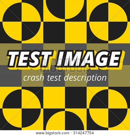 Crash Test Style Vector & Photo (Free Trial) | Bigstock
