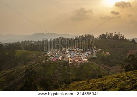 Small Village On Hill Image & Photo (Free Trial) | Bigstock