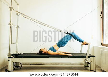 Pilates Front Splits Image & Photo (Free Trial) | Bigstock