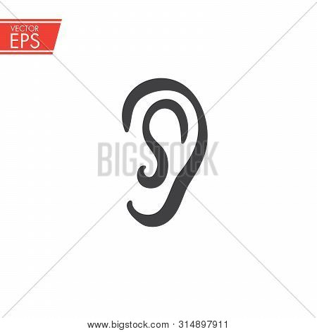 Ear Icon. Sound Vector & Photo (Free Trial) | Bigstock