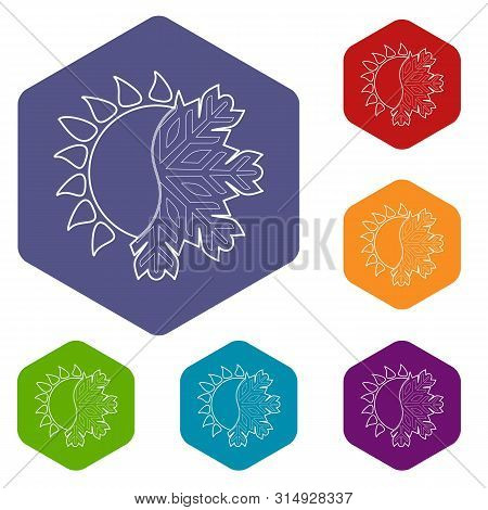 Hot Cold Icon. Vector & Photo (Free Trial) | Bigstock