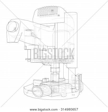 Outline Milling Vector & Photo (Free Trial) | Bigstock