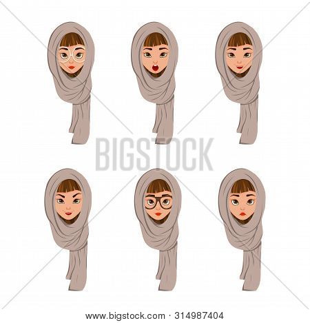 Woman Face Characters Vector & Photo (Free Trial) | Bigstock