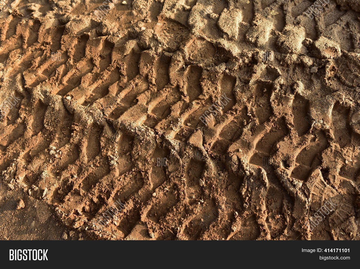 Footprint Wheel Tread Image & Photo (Free Trial) | Bigstock