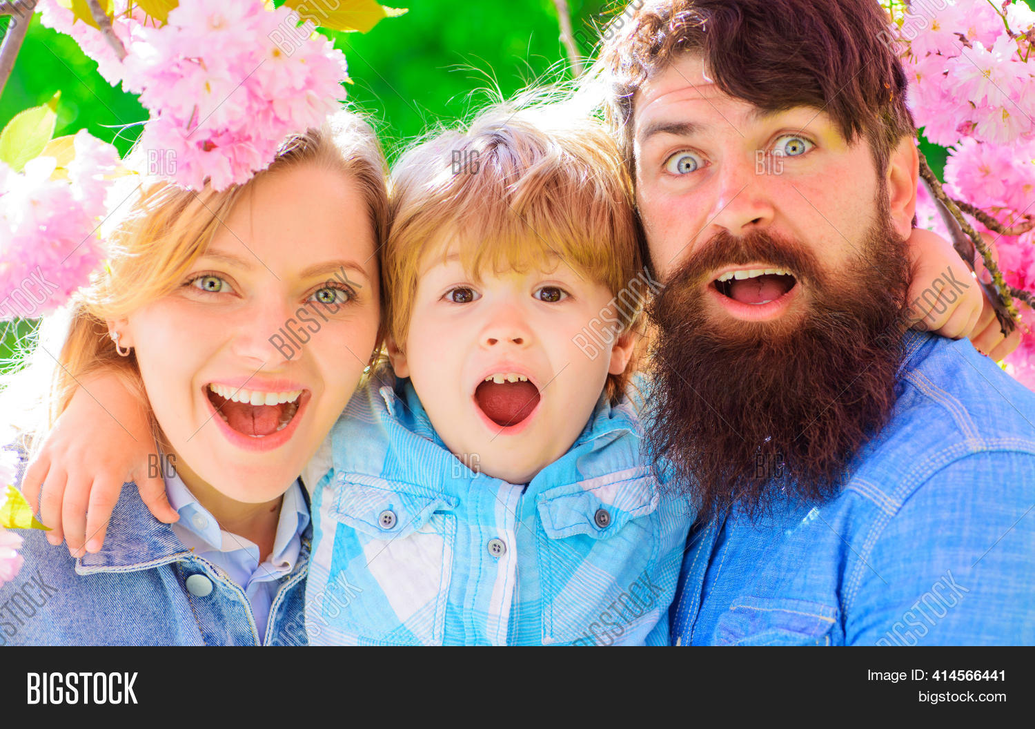 Happy Family Spring Image & Photo (Free Trial) | Bigstock