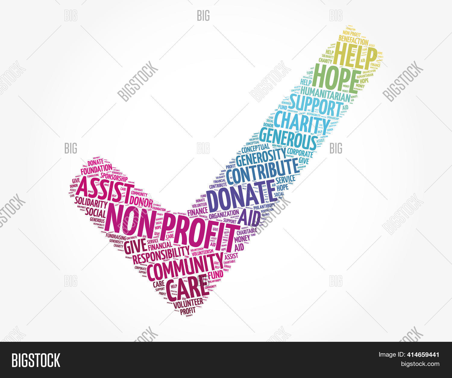 Non Profit Check Mark Image & Photo (Free Trial) | Bigstock
