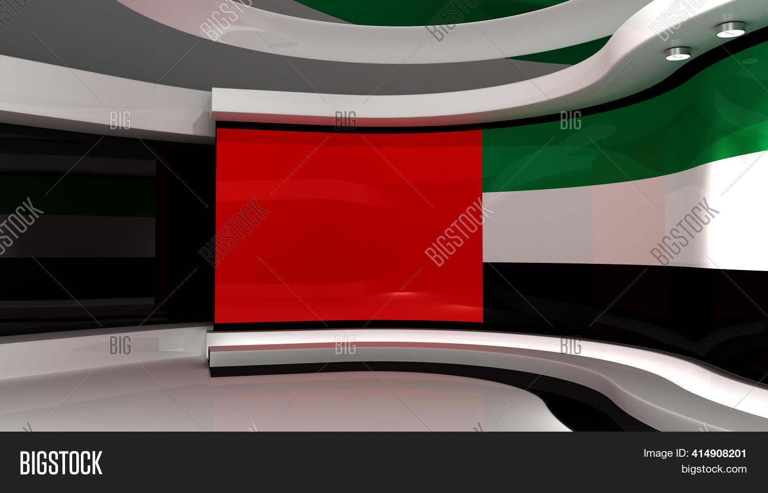 Tv Studio. Dubai Flag Image & Photo (Free Trial) | Bigstock