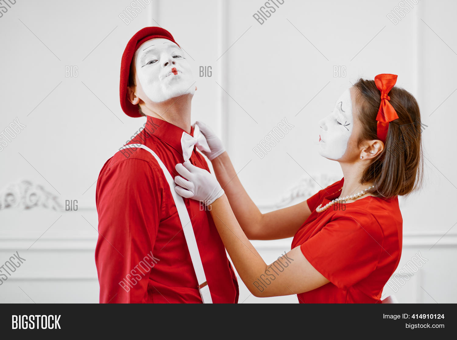 Mime Artists Red Image & Photo (Free Trial) | Bigstock