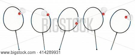 Set Badminton Rackets Image & Photo (Free Trial) | Bigstock