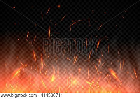 Realistic Fire Sparks Vector & Photo (Free Trial) | Bigstock